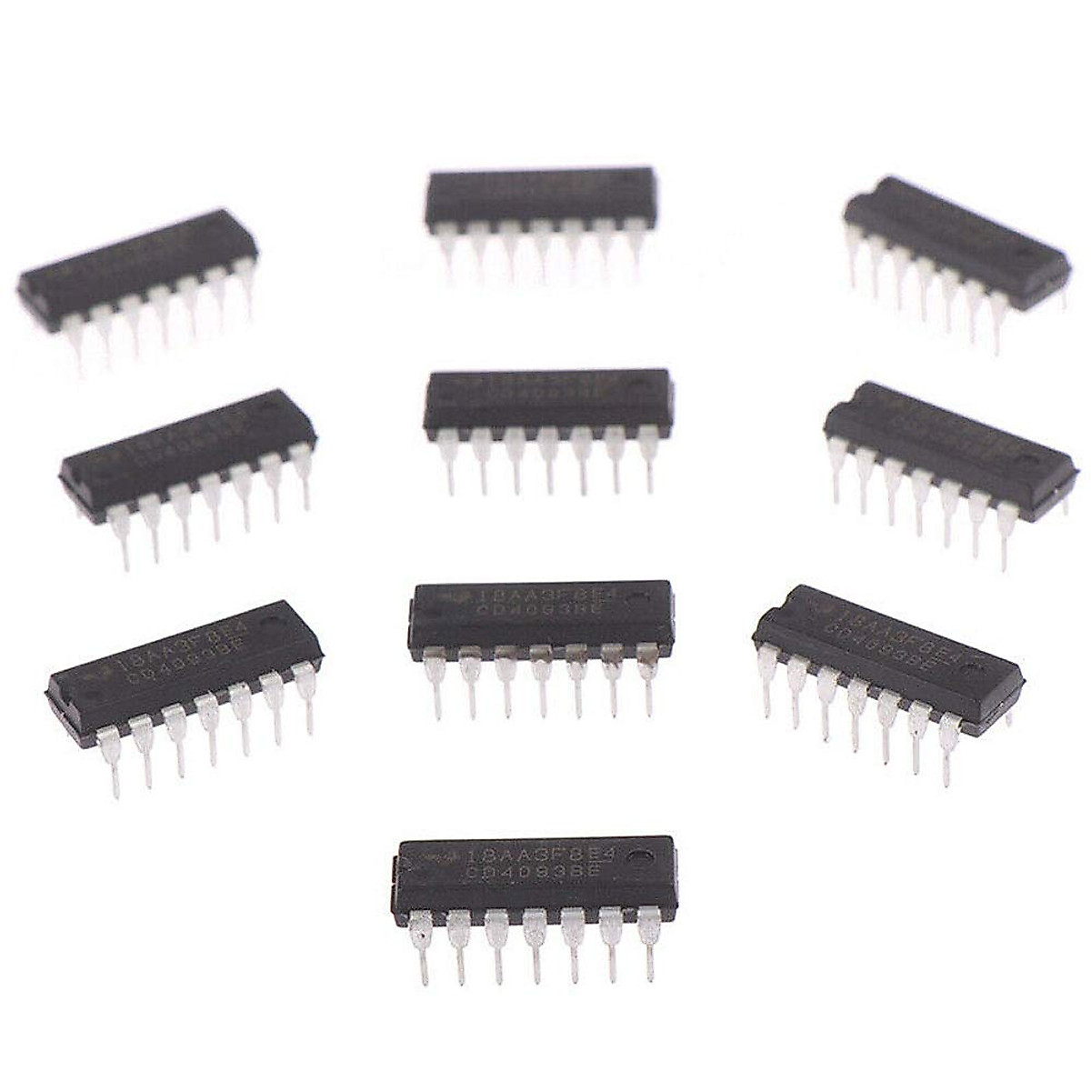 10PCS TI CHIP CD4093BE CD4093 4093 DIP-14 DIY DEVELOPE