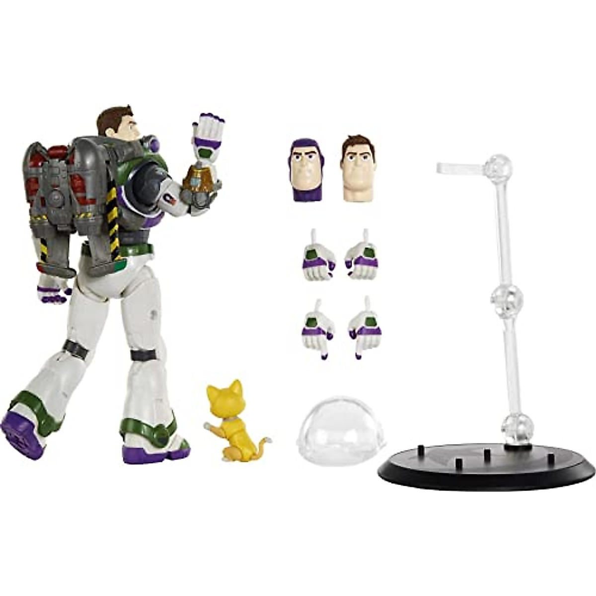 Disney Pixar Lightyear Pixar Spotlight Series Buzz Lightyear Collectible 7 Inch Scale Figure, 32 Articulations, 3 Expressions, Sox, Jetpack 6 Years & Up