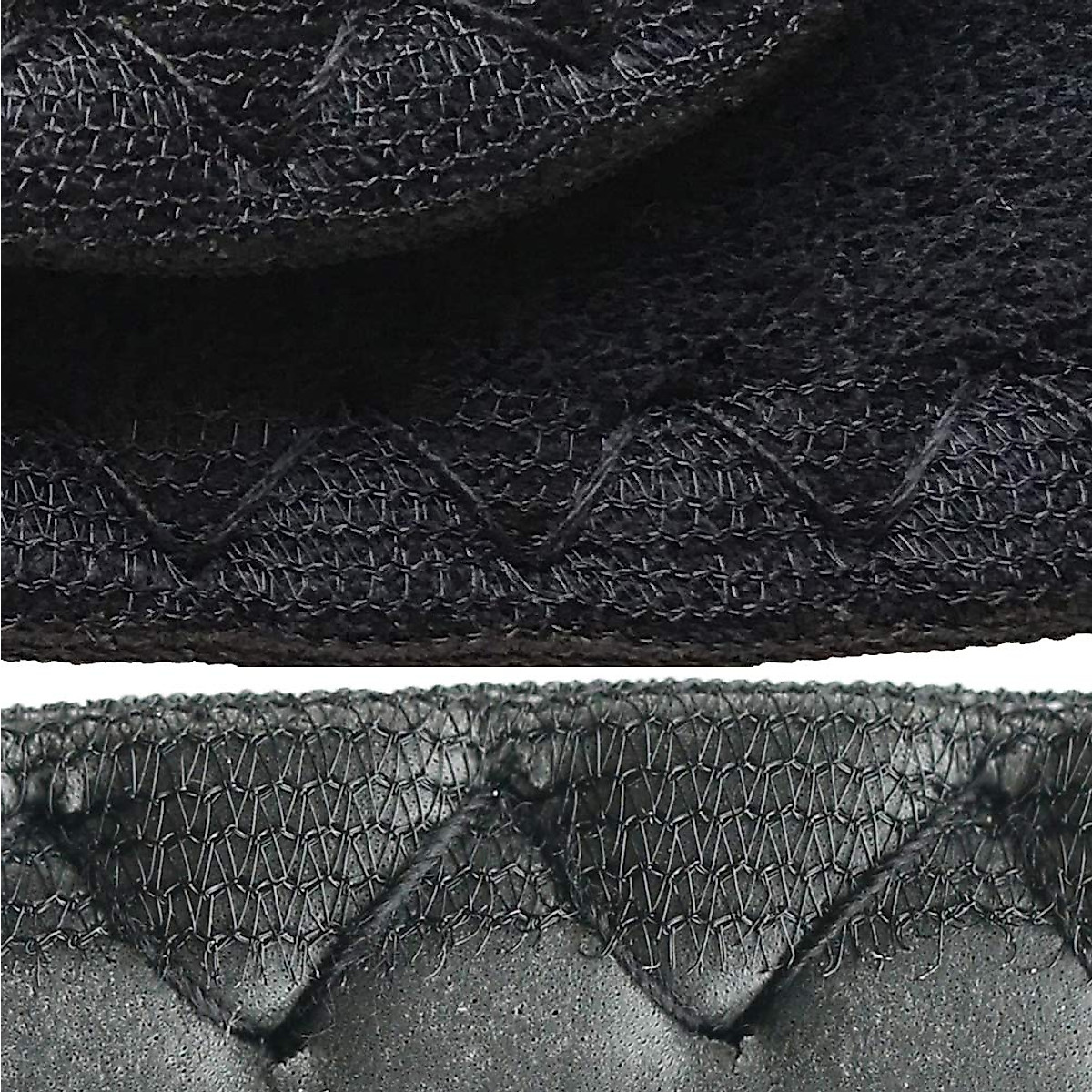 Happystep Cotton Terry Cloth Insoles, Barefoot Shoe Inserts, Sweat Absorption, Odor Control, Moisture-Wicking, Washable and Reusable, Zero Drop Shoe Insoles, 1 Pair Black and 1 Pair White (Women 7)