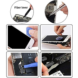 Screwdriver Set 20 PCS Cellphone Repair Tool Small Magnetic Kit with Phillips Flathead Pentalobe Torx Opening Pry for iPhone Mac iPad Samsung