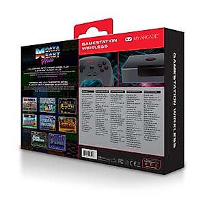 Bionik DRMDGUNL3213 Game Station Wireless Plug & Play Game Console with 2 Controllers, Black