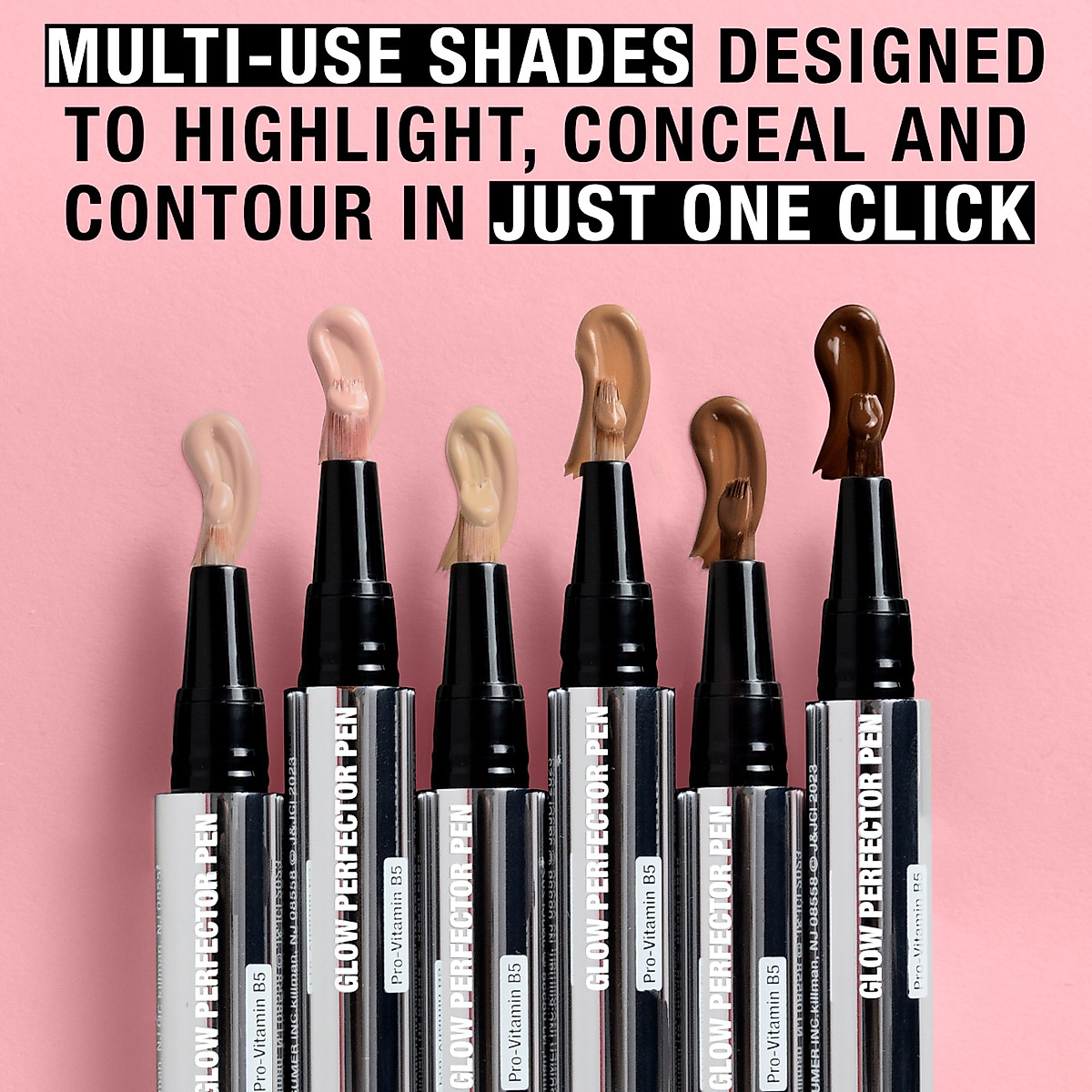 Neutrogena Healthy Skin Glow Perfector Pen, Lightweight Brightening Concealer Pen with Pro-Vitamin B5 & Vitamin E to Brighten Darkness & Dullness for a Natural, Radiant Highlight, Neutral 1oz