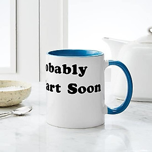 CafePress Fart Soon Mug Ceramic Coffee Mug, Tea Cup 11 oz