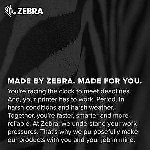 Zebra Standard Black Wax Ribbon for Industrial Thermal Transfer Printers 4.33 in Wide 1476 ft Long 1 in Core 6 Rolls 10031729SP