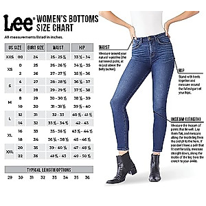 Lee Women's High Rise Mom Jean, One Tone, 16
