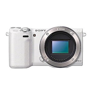 Sony Nex5rl 16.1 Mp Compact Digital Camera White with 16-50mm Power Zoom Lens Kit