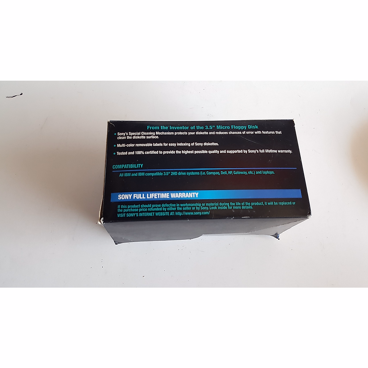 Sony Floppy Disks: Double-Sided, IBM Formatted, MFD High Density 50 PACK