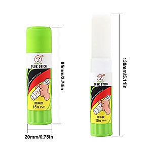 3D Printer Glue Sticks, Aitrip 4Pcs Upgraded Solid Stickers for 3D Printer Hot Bed Print Filament PLA ABS PET PETG and Other More