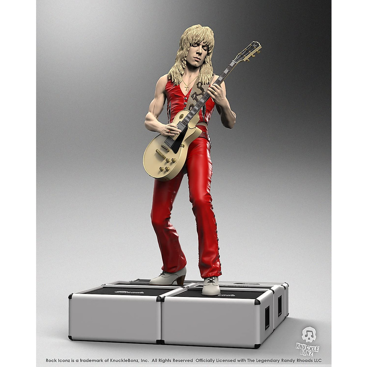 Knucklebonz - Randy Rhoads III Limited Edition Collectible Statue (only 3000 Created) - Rock Iconz, Officially Licensed, Includes CoA