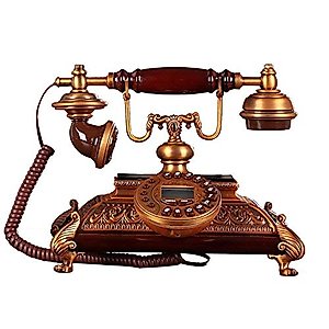 Telephone High-end Retro Telephone Home Office Business Landline Pure Hand-Built Fixed Telephone 280210230mm