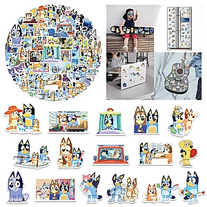 VERSAINSECT thday Party Supplies, 50 Cartoon Theme Stickers, 12 Bracelets and 10 Shoe Charms for Kid, Boys and Girls Supplies Gifts