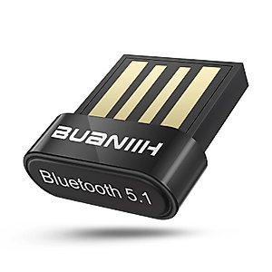 Bluetooth Adapter for PC,Mini Bluetooth Receiver 5.1,Bluetooth Dongle,Support Win11/10/8.1/8/7,for Bluetooth Headset/Keyboard/Mouse/Speaker/Mobile Phone/Computers/Game Controller