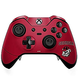 Skinit Decal Gaming Skin Compatible with Xbox One Elite Controller - Officially Licensed College Georgia Bulldogs Design