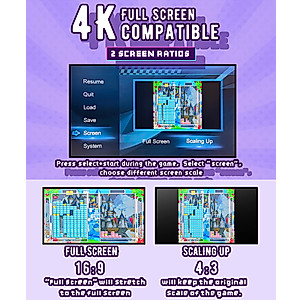 Upgrade Retro Mini Game Console, Preloaded 1700+ 8 & 16 Bit Classic Video Games(No Repeat), HDMI TV Output, 4GB TF Card Rom Copy, 2 Cable Less Controllers, Gift of Childhood Memories