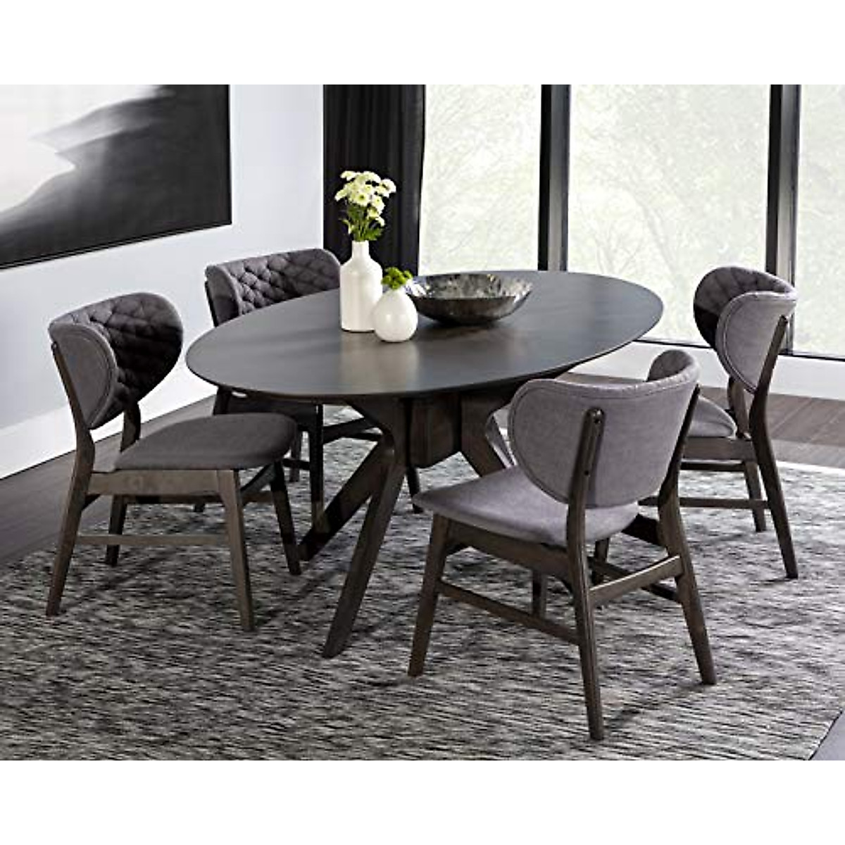 Sunpan Modern Dining Table, Rustic Grey (106191)