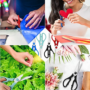 Kitchen Shears, Rkqoa Kitchen Scissors Heavy Duty Cooking Scissors, Dishwasher Safe Scissors Kitchen House Essentials Supplies, Stainless Steel Sharp Utility Shears for Turkey, Poultry, Chicken, Meat