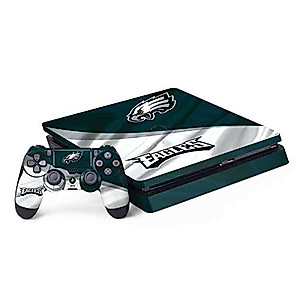 Skinit Decal Gaming Skin Compatible with PS4 Slim Bundle - Officially Licensed NFL Philadelphia Eagles Design