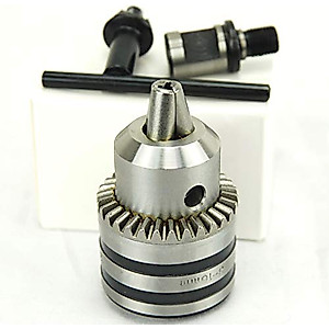 HD Mag Drill Chuck 5/8" & THREADED Weldon Shank 3/4" Adapter for Magnetic Drill - Heavy Duty by BLUEROCK Tools