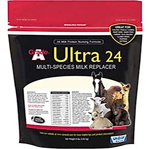 Savacaf Grade A Ultra 24 Multi-Species Milk Replacer, 8 Pound Bag