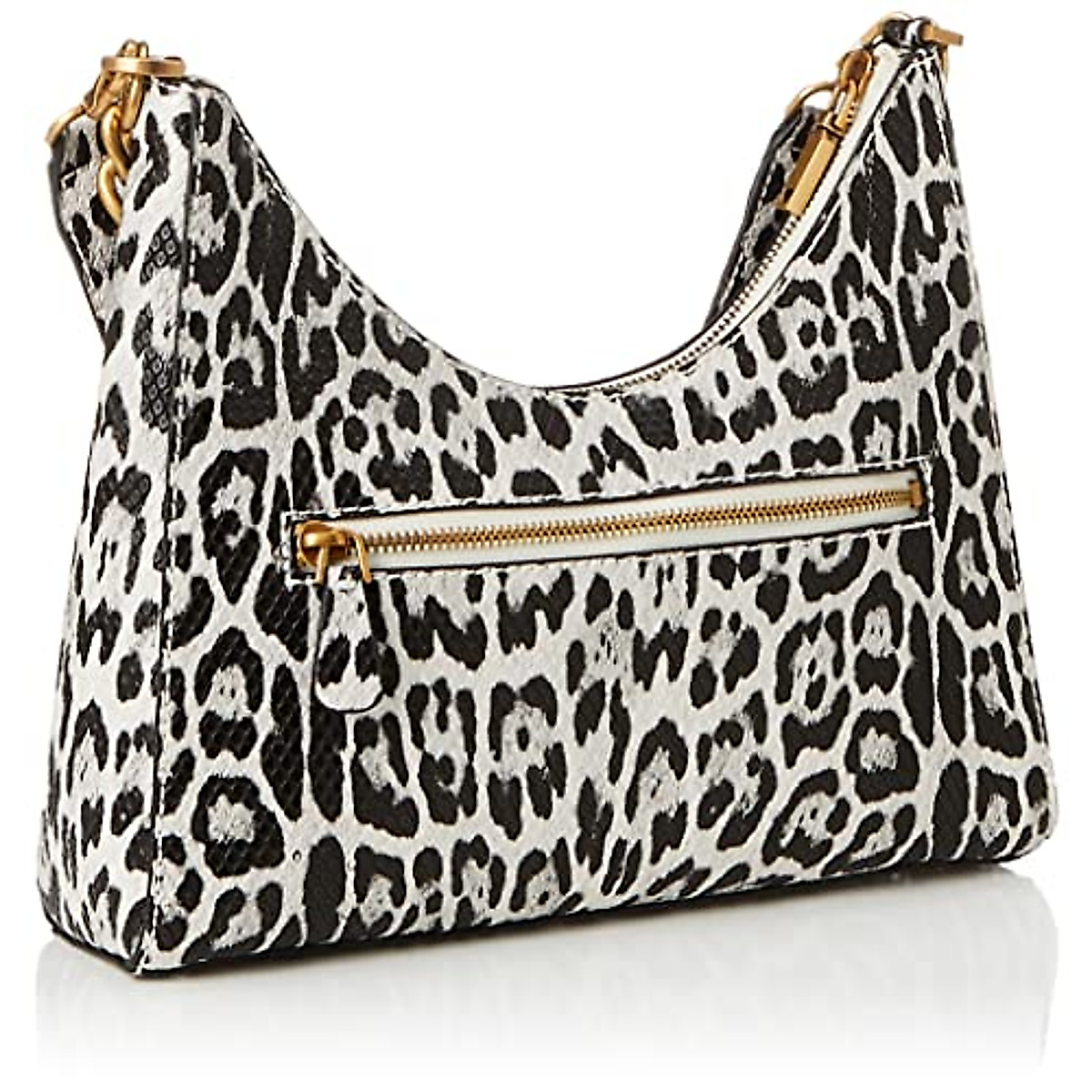GUESS Centre Stage Hobo, Black/White Leopard