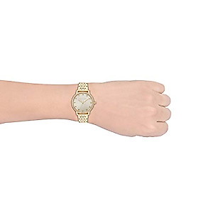 Michael Kors Women's Melissa Three-Hand Gold-Tone Stainless Steel Watch MK4368
