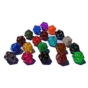 The 20/20 Dice Pack | Twenty 20-Sided Dice