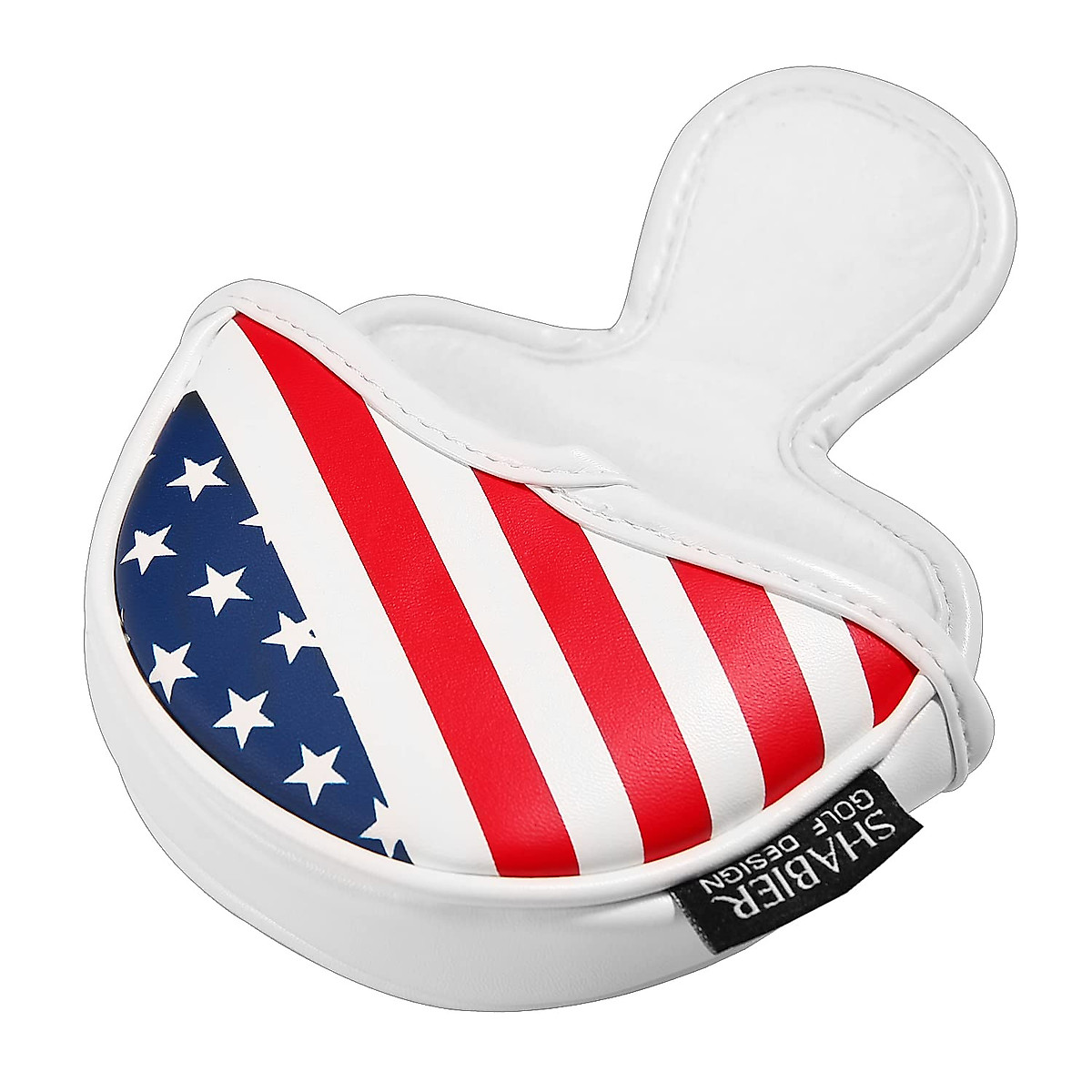 Stars& Stripes Golf Club Mallet Putter Headcover Sports Golf Club Mallet Putter Cover Golf Accessories Equipment