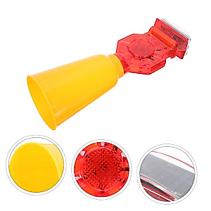 4pcs Signal Light Traffic Flashing Light Solar Warning Strobe Car Beacon Light Solar Strobe Light Warning Light Emergency Strobe Light Car Emergency Light Solar Beacon