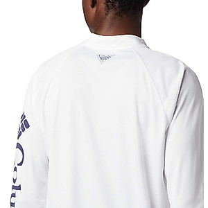 Columbia Men's PFG Terminal Tackle 1/4 Sleeve Zip Tee, Breathable, UV Sun Protection