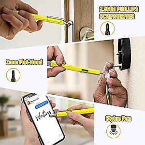 BIIB Gifts for Men, Multitool Pen, Tools Gadgets for Men, Fathers Gifts Unique Gifts for Dad, Birthday Gifts for Men Who Have Everything, Husband, Grandpa, Boyfriend, Him, DIY Handyman