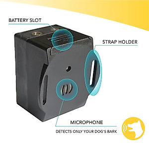 Downtown Pet Supply - Citronella Dog Collar - Humane No Bark Collar Set with Citronella Spray - No-Shock - Collar, Spray Device, Citronella Spray Refill, Battery & Manual - 1 Pack