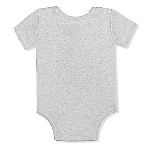 Disney Mickey Mouse Boys 3 Pack Short Sleeve Bodysuit for Newborn – Blue/White/Grey