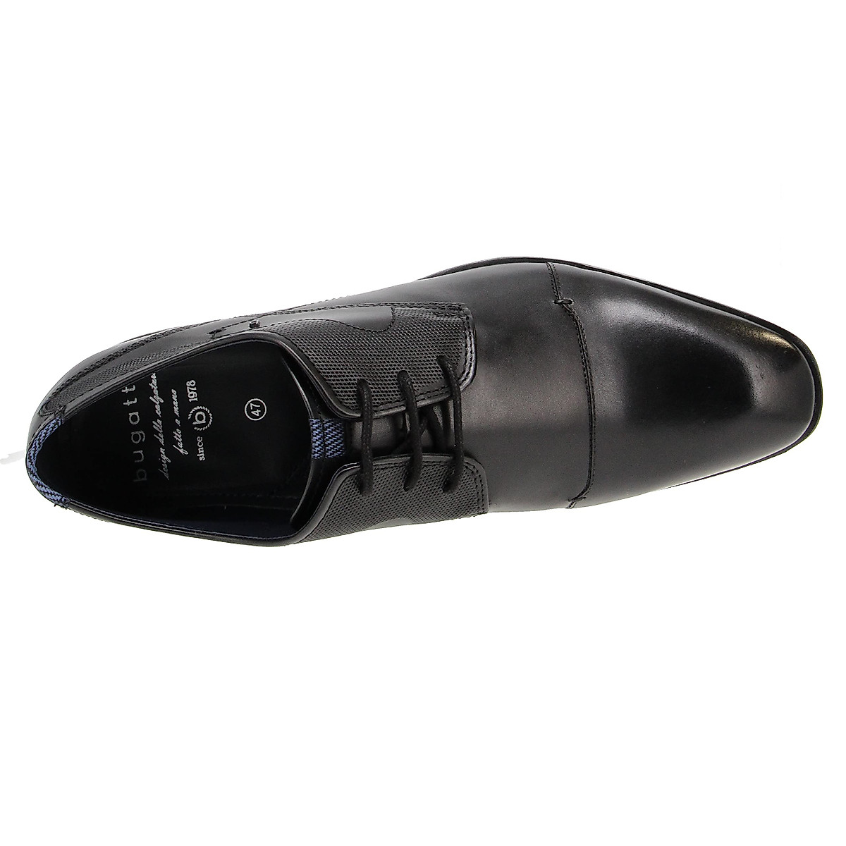 bugatti Men's 312101121000 Derbys, Black Schwarz 1000, 13