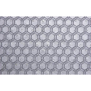 Intro-Tech Hexomat Front Row Custom Floor Mats for Select Ferrari F40 Models - Rubber-like Compound (Clear)
