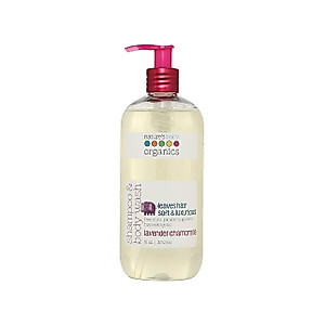 Nature's Baby 3-in-1 Baby Shampoo/Body/Face Wash - Formulated for Problem and Sensitive Skin - No Sulfate or Artificial Fragrances - pH Neutral & Tear Free - Lavender Chamomile 16 oz