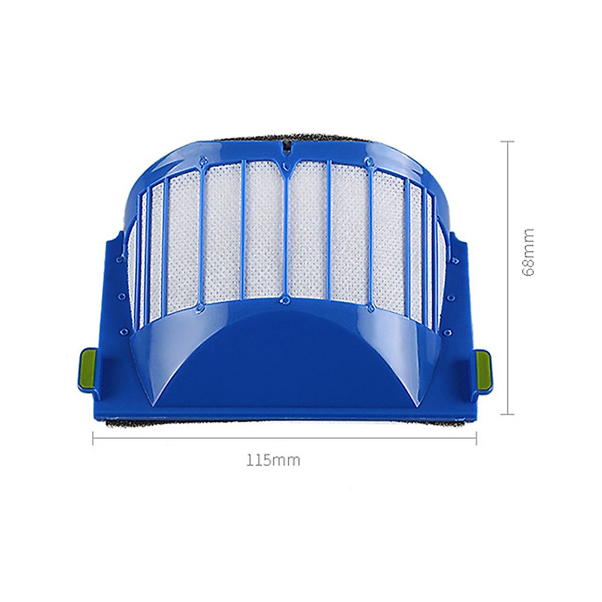 ECOMAID Replacement Parts for iRobot Roomba 600 Series 690 694 692 680 660 665 651 650 614 & 500 Series 595 585 564,6 Filter,6 Side Brush,3 Pairs Bristle and Flexible Beater Brush
