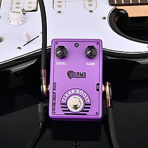 Dolamo Clear Boost Guitar Pedal, Boost Effect Pedal for Guitar,with Effective Level and Gain Control