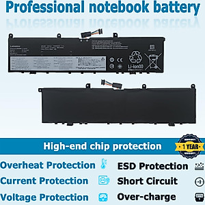 LAQUEENA L17C4P72 Laptop Battery • Compatible with Lenovo ThinkPad X1 Extreme 1st Gen/2nd Gen ThinkPad P1 1st Gen/P1 Gen 2 Series Notebook • SB10Q76928 01AY968 L17M4P72 L18M4P71 SB10S57317 01YU911