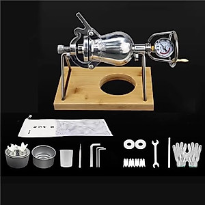 Hot Air Popcorn Machine, High Pressure Popcorn Maker, Chinese Stainless Steel Fire Heating Popcorn Popper,for Family Gathering Party Fun,268ml