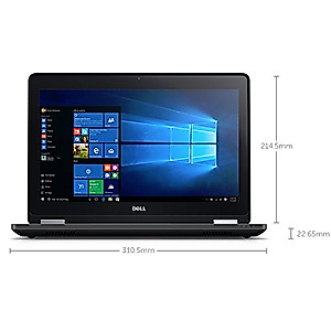 Dell Latitude 7480 FHD Touch Screen Ultrabook Business Laptop (Intel Core i5-7300U, 16GB Ram, 256GB Solid State SSD, HDMI, Camera, WiFi, Thunderbolt 3) Win 10 Pro (Renewed)