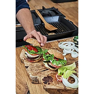Staub American Grill Pan Cast Iron Suitable for Induction Cookers 30 cm Black