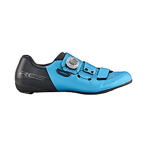 SHIMANO SH-RC502W Lightweight Women’s Road Cycling Shoe Packed with Pro Features, Turquoise, 9-9.5
