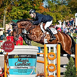 Absorbine Hooflex Magic Cushion, Veterinary Formulated Fast-Acting Relief, Reduce Hoof Heat for up to 24 Hours, 2 lb Tub