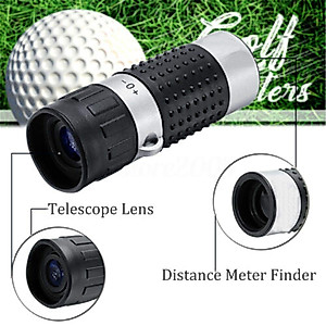 Golf Rangefinder,7x18 163m/1000m Golf Monocular Rangefinder Distance Meter Finder Binocular Pocket-Scope Range Sightseeing Surveillance Races