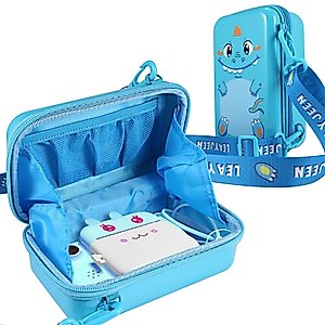 Leayjeen Kids Instant Camera Case Compatible with VTech KidiZoom Printcam/Dragon Touch and More Kids Instant Digital Camera (Case Only)(Blue)