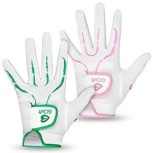 GOuft Cool Skin Functional Golf Glove for Men and Women (Green, 24 (Left-Hand))…