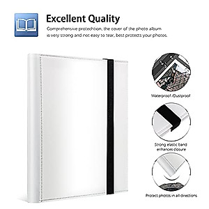 432 Pockets Photo Album for Fujifilm Instax Mini Camera, Polaroid Snap PIC-300 Z2300 Instant Camera, 2x3 Photo Album Book for Fujifilm Instax Mini 11 12 9 Evo 90 70 40 8 7 LiPlay Instant Camera(White)