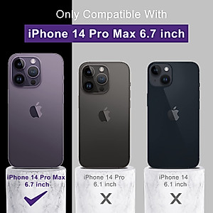 DEENAKIN Compatible with iPhone 14 Pro Max Silicone Case - Enhanced Camera Protection and Screen Protector - Smooth Baby Skin-Like Feel - Slim Fit Phone Cover 6.7”for Women Girls - Black