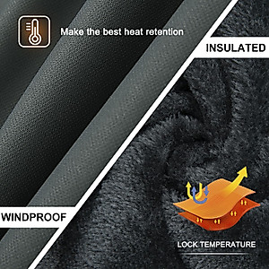 FARVALUE Boys Waterproof Ski Jacket Windproof Winter Coat Warm Snow Coat Outdoor Raincoats with Removable Hood Grey 10-12