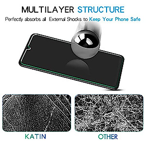 KATIN [2-Pack] Tempered Glass For Samsung Galaxy A12 Screen Protector Anti Scratch, Bubble Free, 9H Hardness, Easy to Install, Case Friendly